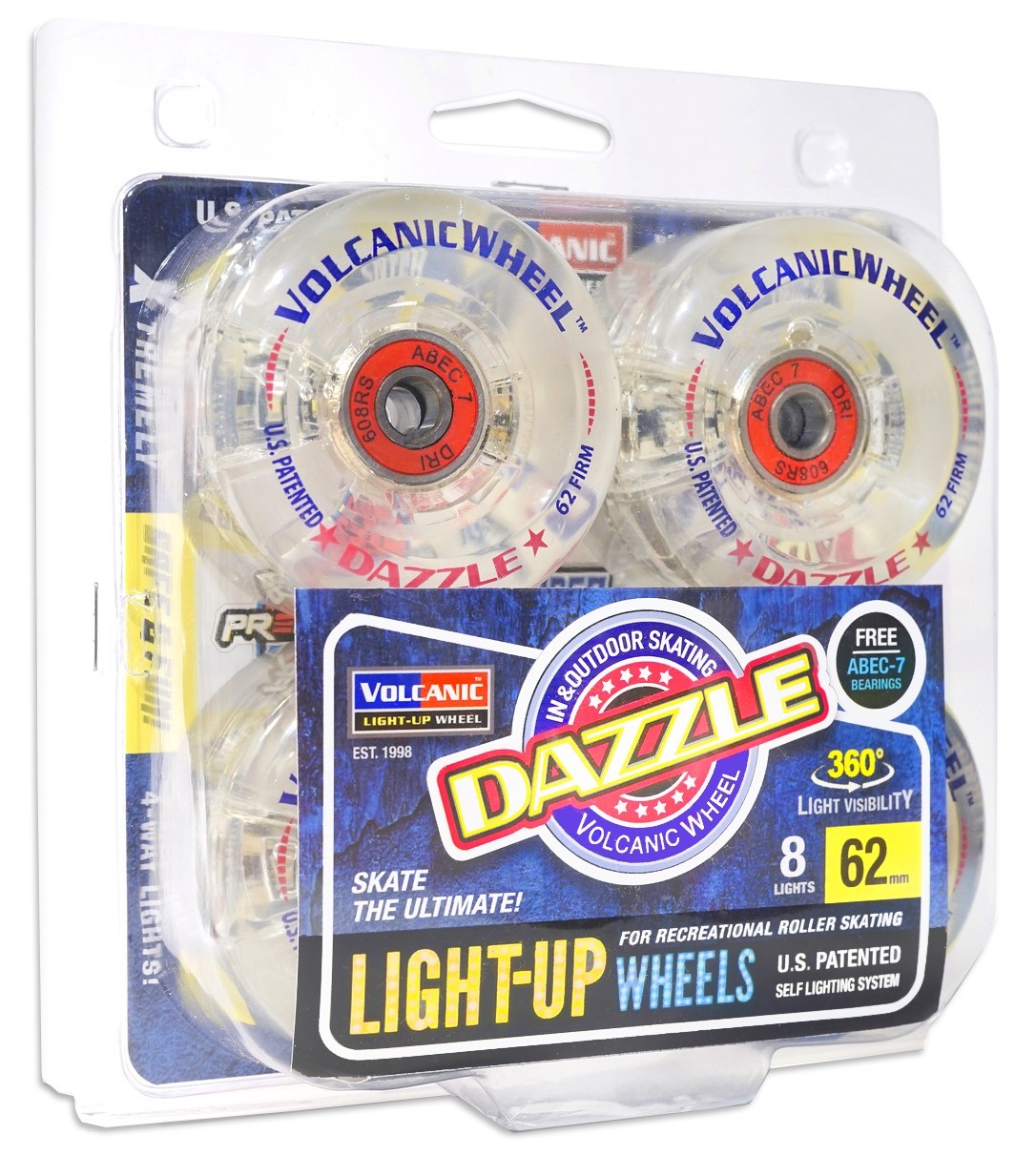 Volcanic Light Up Wheels at Homewood Skate Shop